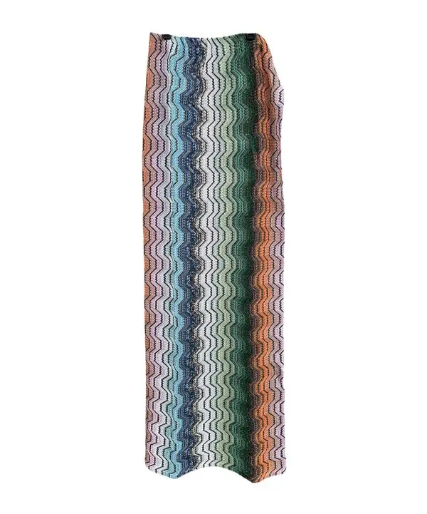Missoni Zigzag Knit Wrap Beach Skirt