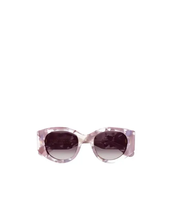 Chloé Eyewear Oval-frame Sunglasses - Multicolor