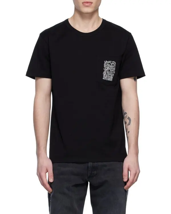 Alexander McQueen Blake Illustration-print Crewneck T-shirt
