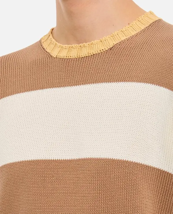 DRUMOHR Striped Knit Pullover - Pink