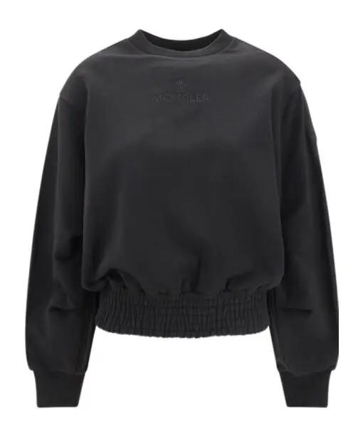 Moncler Logo Embossed Crewneck Sweatshirt