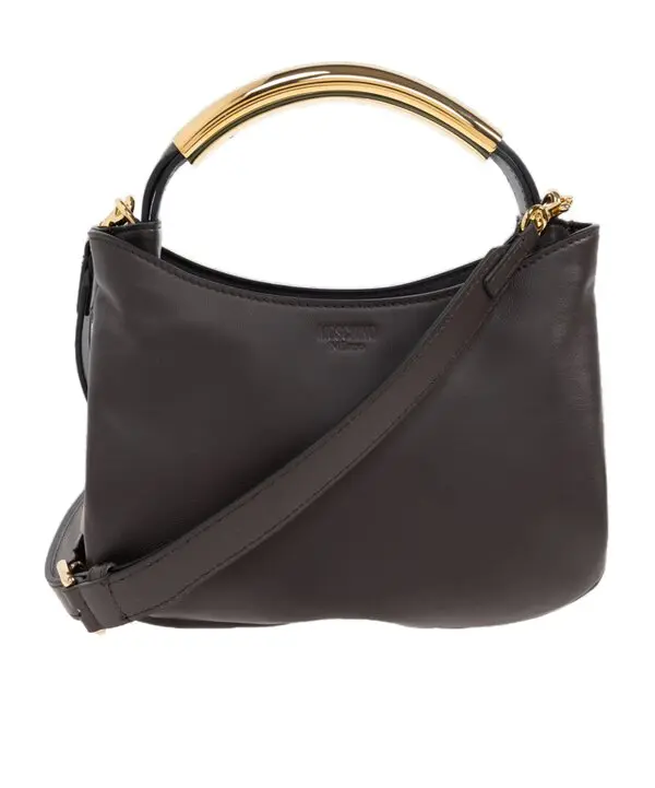 Moschino Detailed Top Handle Bag