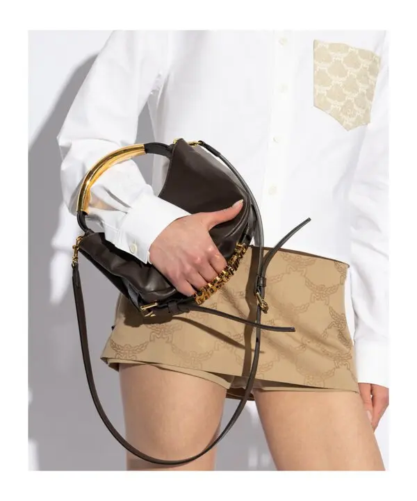 Moschino Detailed Top Handle Bag