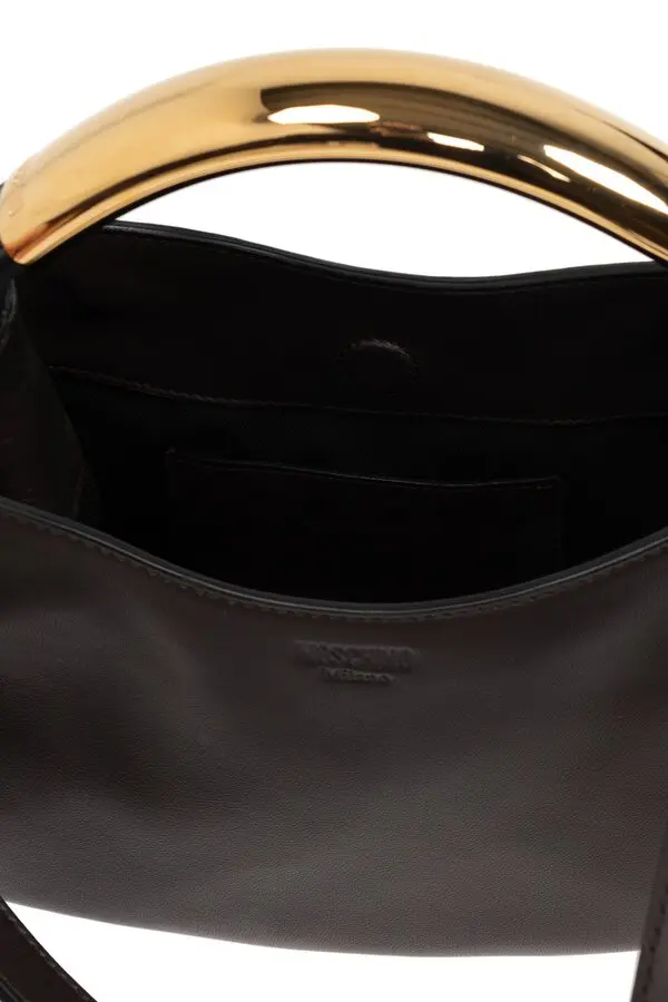 Moschino Detailed Top Handle Bag