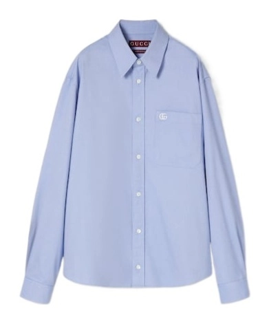 Gucci Embroidered Oxford Shirt