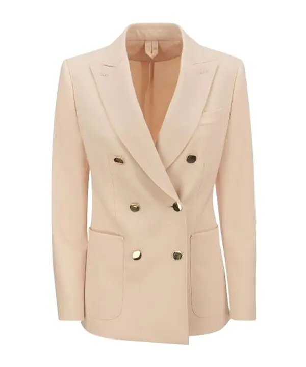 Max Mara Double-breasted Blazer With Peak Lapels - No