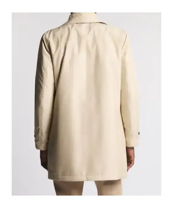 FAY Technical Poplin Raincoat - Light Brown