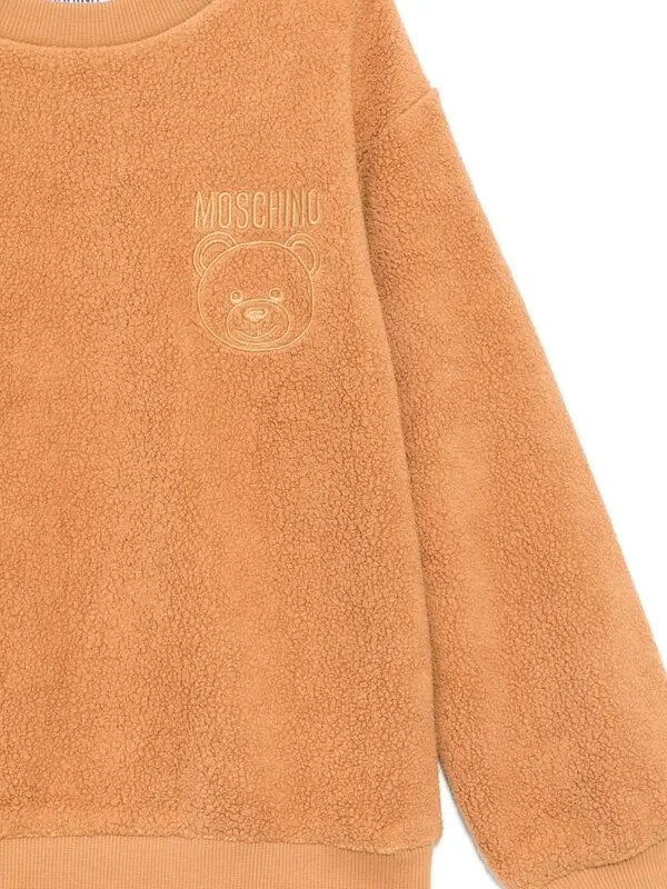 Moschino Fleece Sweatshirt With Crew Neck