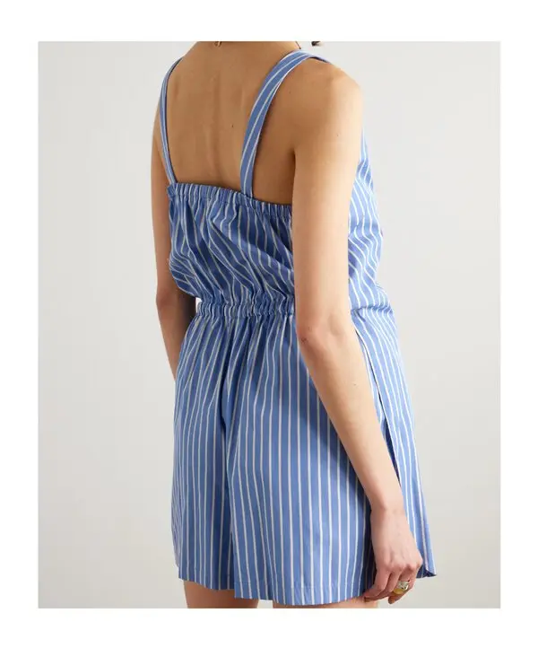 Dries Van Noten Striped V-neck Jumpsuit