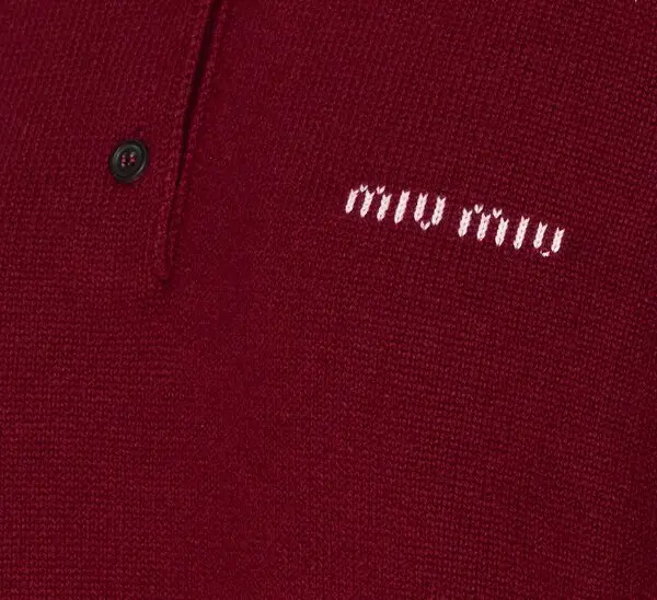 Miu Miu Cashmere Polo Sweater
