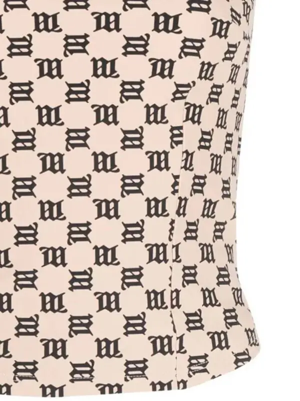 MISBHV Chain Embellished Monogram Top