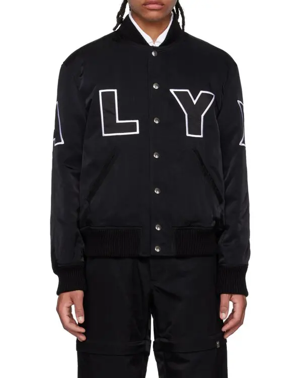 1017 Alyx 9sm Embroidered Logo Varsity Jacket