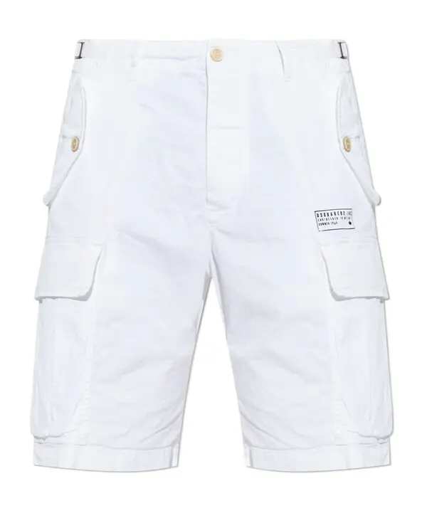 Dsquared2 Light Utility Cargo Shorts - White