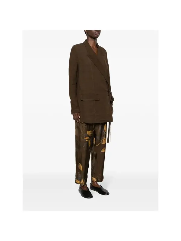 UMA WANG Khloe Peak-lapel Jacket