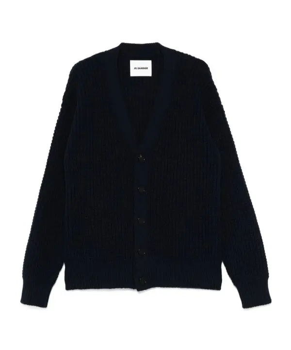 JIL SANDER V-neck Cardigan - Nightfall