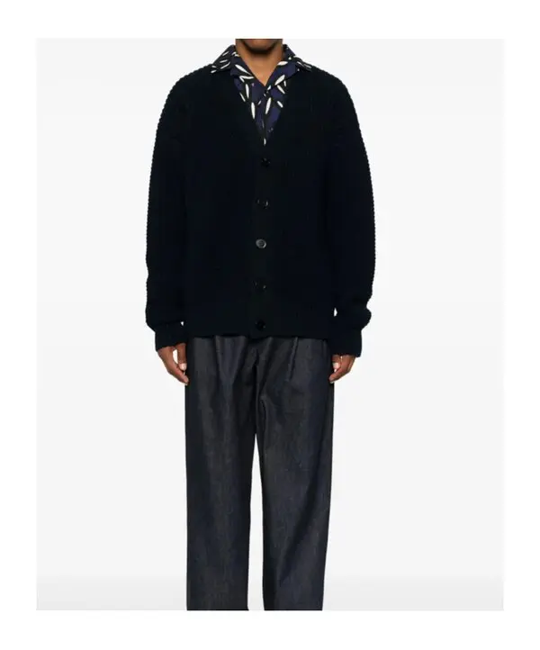JIL SANDER V-neck Cardigan - Nightfall
