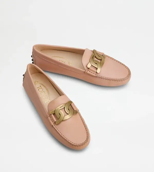 TOD'S Chain Link Detail Loafers