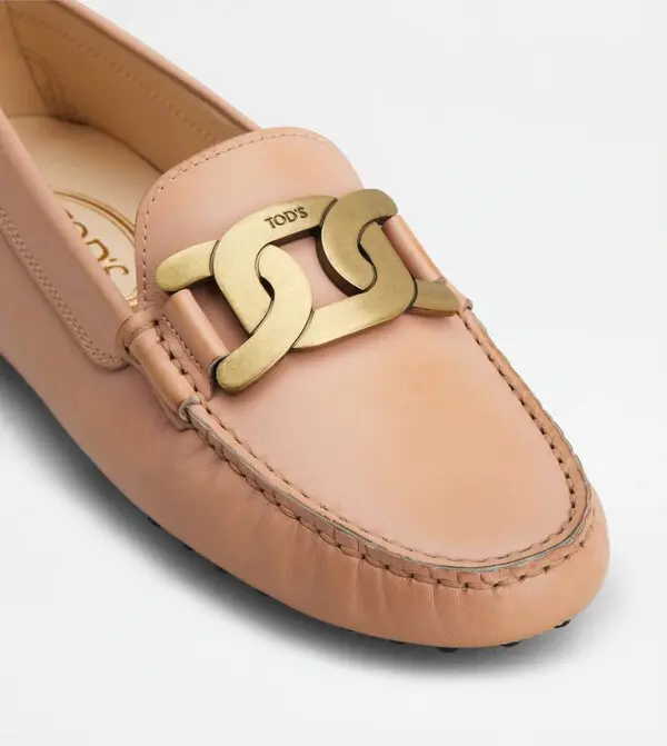TOD'S Chain Link Detail Loafers