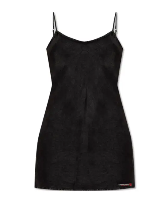 DIESEL® Spaghetti Strap Slip Dress - Black
