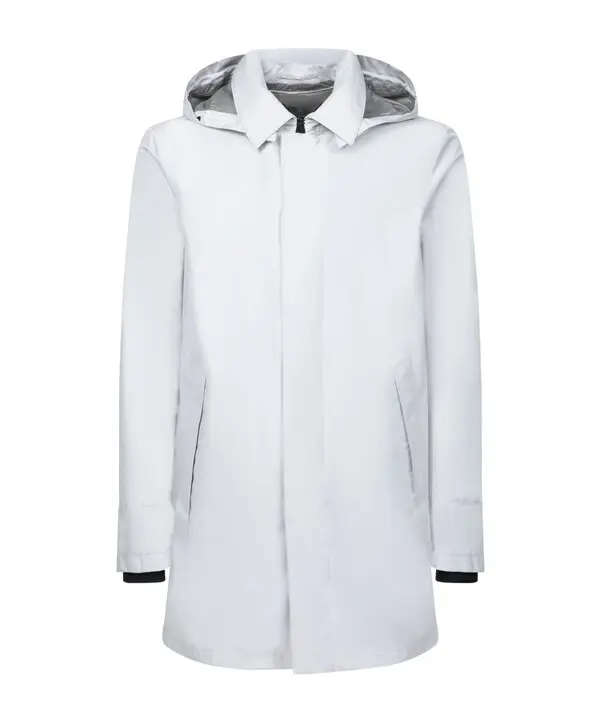 Herno Long-sleeved Hooded Coat - Grey