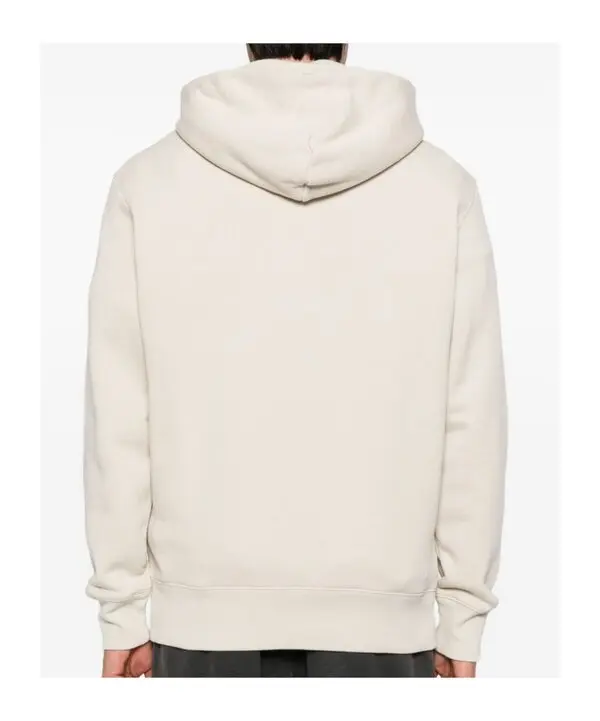 AUTRY Embroidered Logo Hoodie - Beige