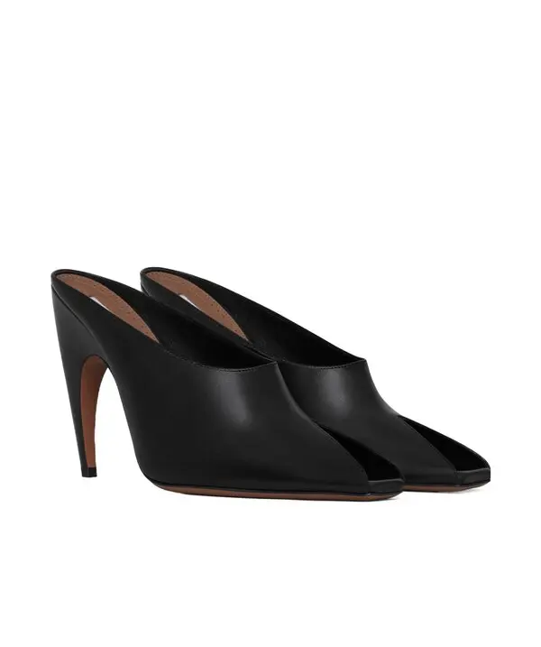 Alaïa Shark Heeled Mules