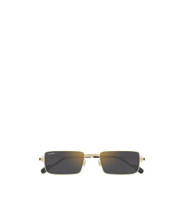 Cartier Rectangular Frame Sunglasses - Gold