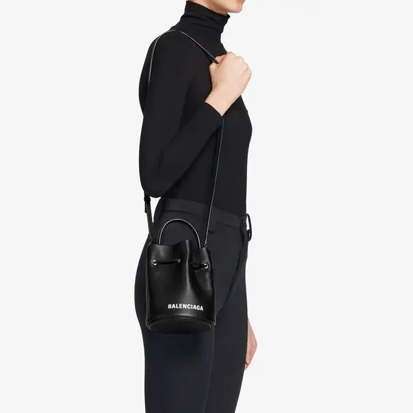Balenciaga Everyday Xs Drawstring Bucket Bag