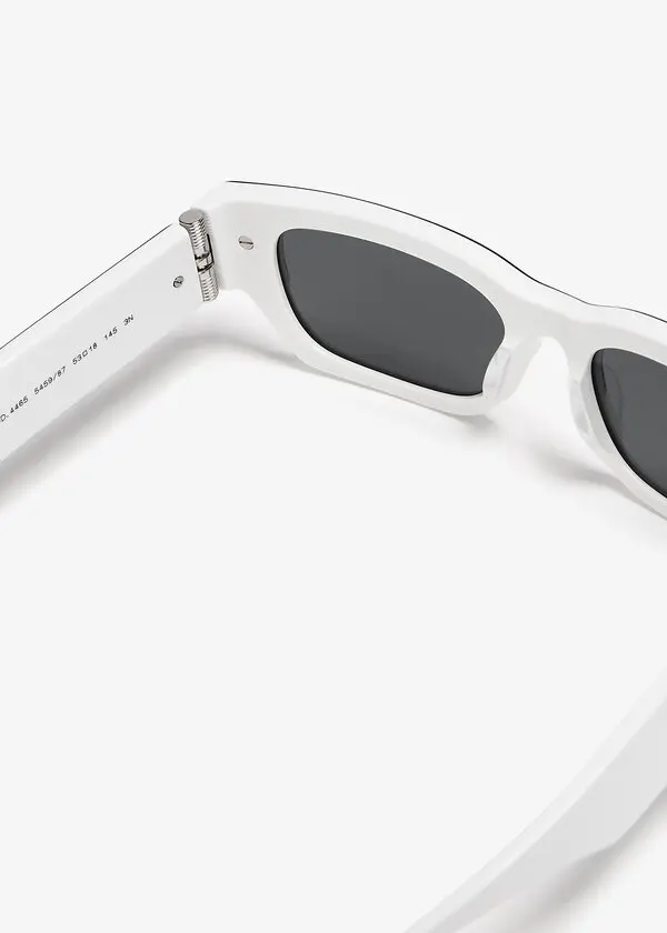 Versace Rectangle Frame Sunglasses - Black
