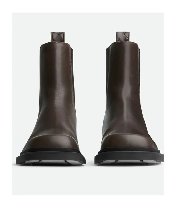 Bottega Veneta Ben Chelsea Square Toe Boots - Toffee