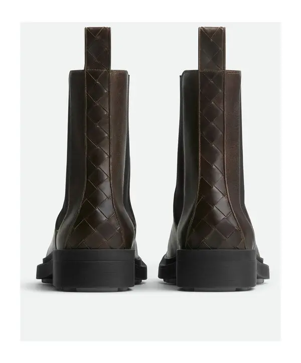 Bottega Veneta Ben Chelsea Square Toe Boots - Toffee