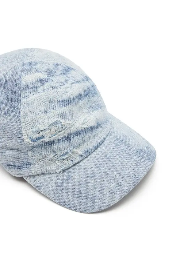 DIESEL® C-feel Distressed Denim Baseball Cap
