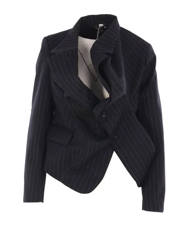 Comme Des Garçons Asymmetrical Jacket - Black