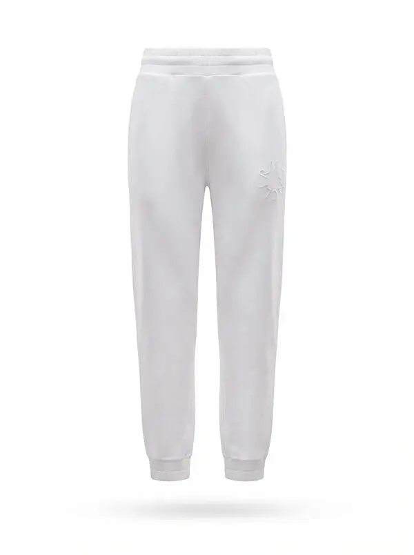 Moncler Logo Sweatpants - Optical White