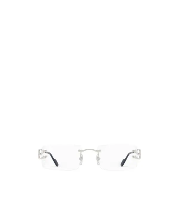 Cartier Rectangle Frame Eyeglasses - White