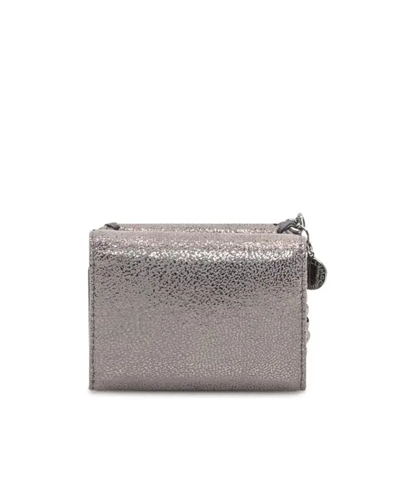 Stella McCartney Logo Engraved Chain Detailed Wallet