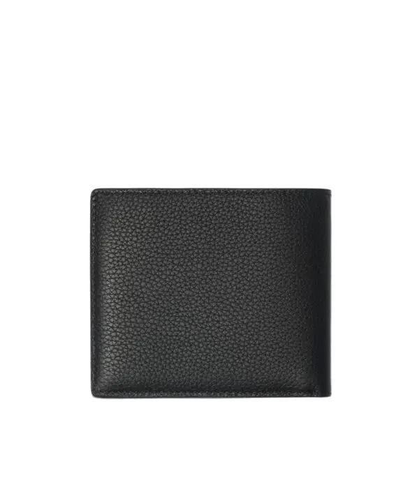 Burberry Grained Leather Bifold Wallet