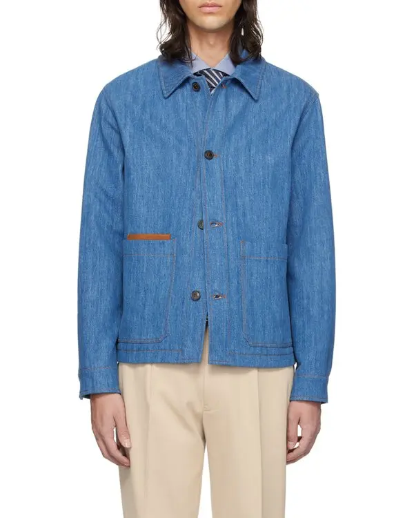 Zegna Button Denim Jacket