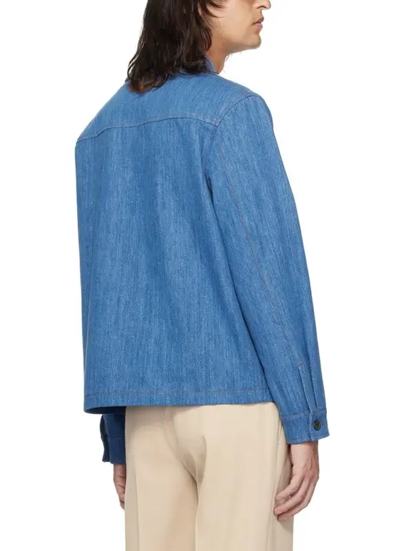 Zegna Button Denim Jacket