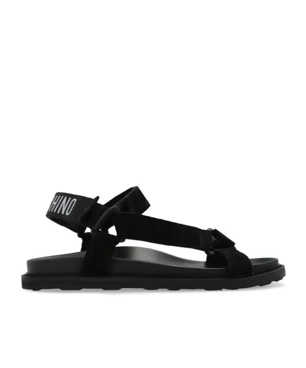 Moschino Jacquard Touch-strap Fastened Sandals