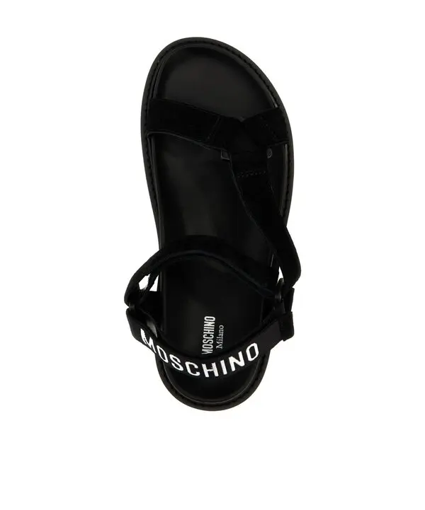 Moschino Jacquard Touch-strap Fastened Sandals