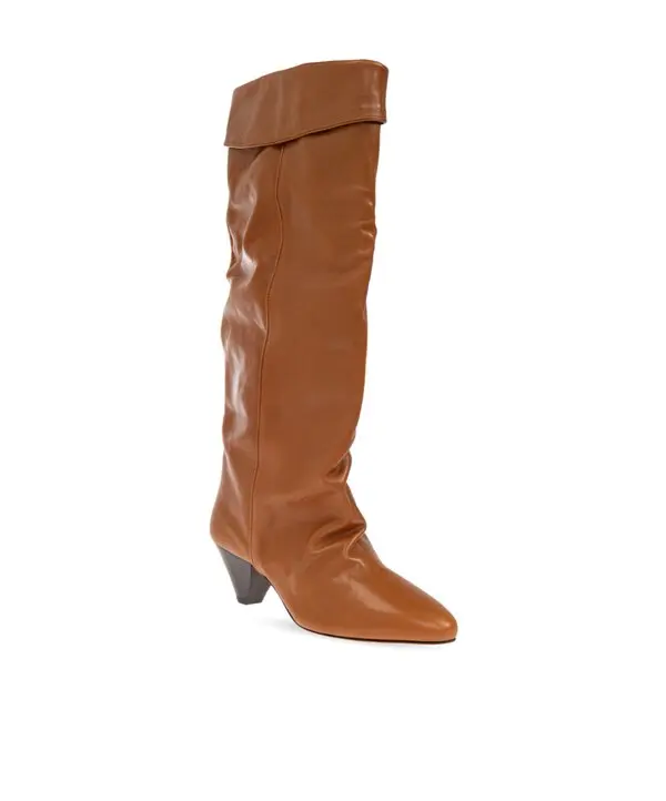Isabel Marant Étoile Elita Braided Leather Boots - Brown