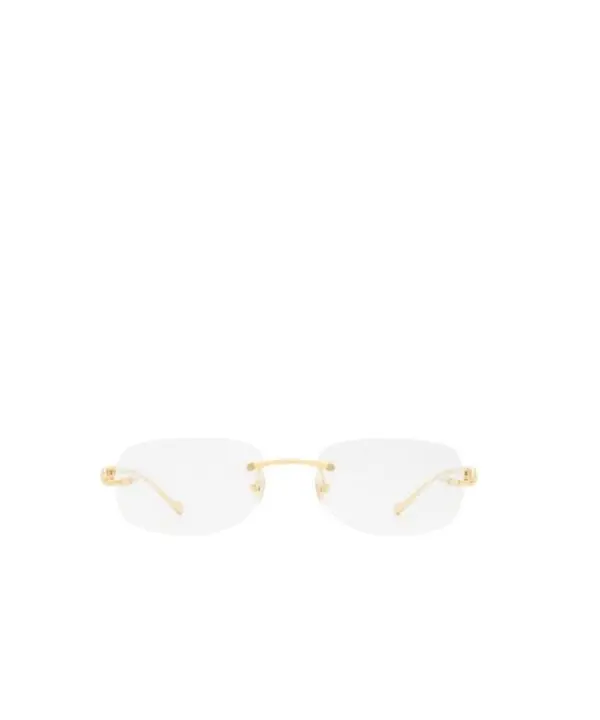 Cartier Oval Frameless Glasses - White