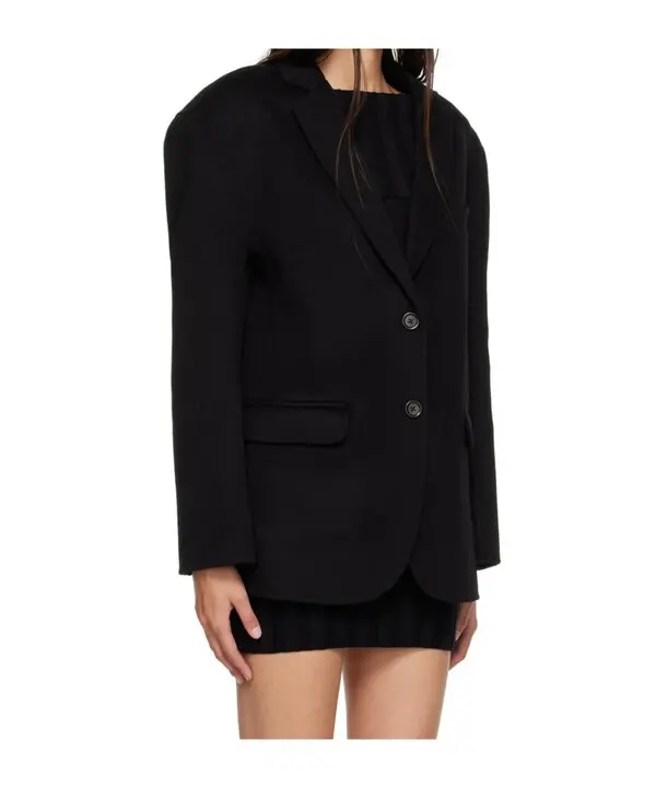 ANINE BING Single-breasted Blazer - Black