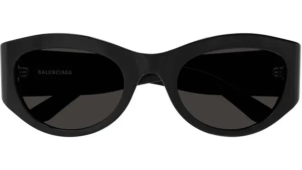 Balenciaga Rectangular Frame Sunglasses - Black