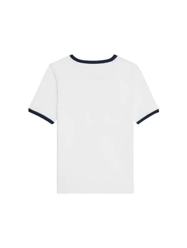 Celine Heart Triomphe Cotton Jersey T-shirt - White