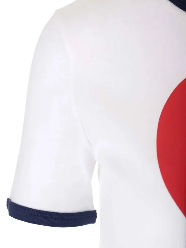 Celine Heart Triomphe Cotton Jersey T-shirt - White