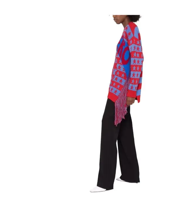 Stella McCartney Eco Hero Intarsia Jumper - Red