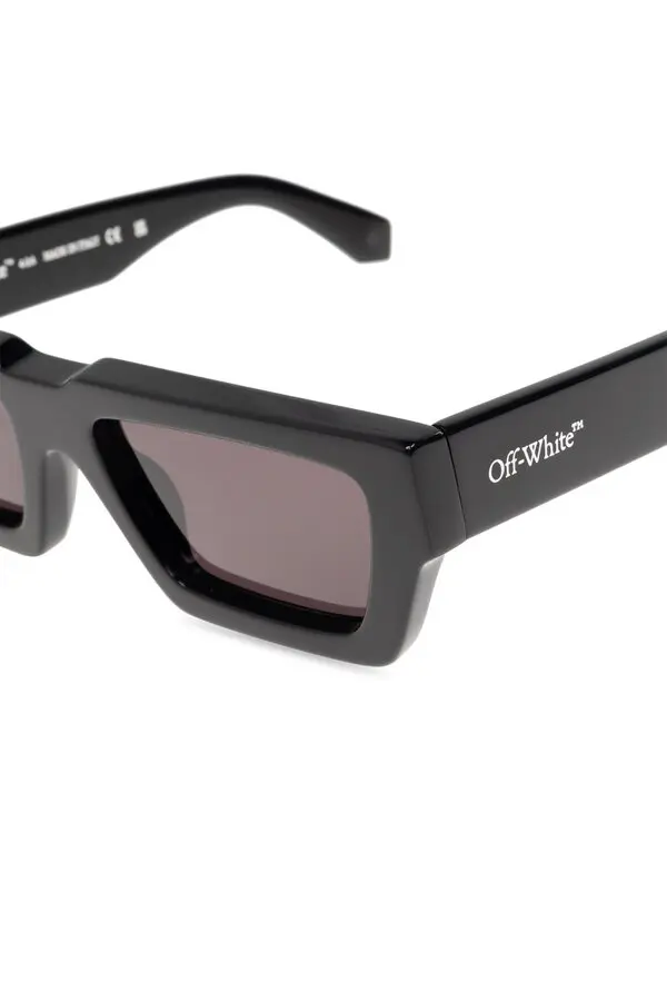 Off-White Rectangular Frame Sunglasses