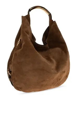 Moschino Top Handle Handbag - Brown